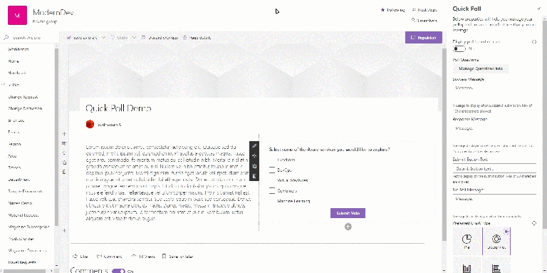 SPFx – Quick Poll | Knowledge Share