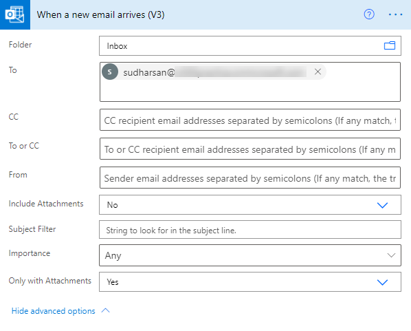 Power Automate – Export email attachments to Onedrive | Knowledge Share