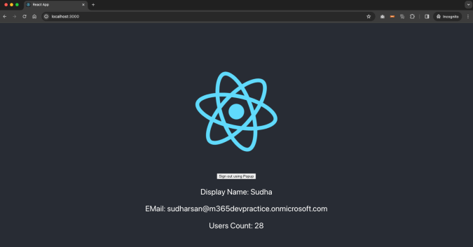 A Try On Multitenant Application Using React with MS Graph API | Knowledge Share