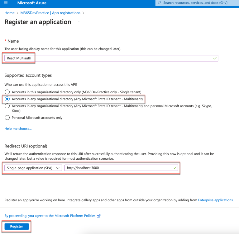 A Try On Multitenant Application Using React with MS Graph API | Knowledge Share