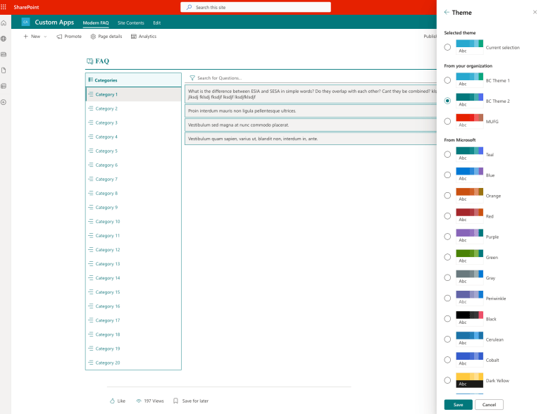 Brand Colors Using SharePoint Brand Center | Knowledge Share