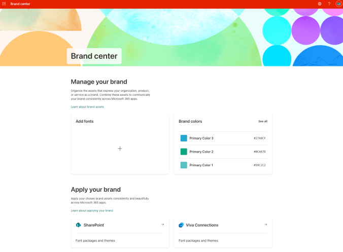 Brand Colors Using SharePoint Brand Center | Knowledge Share
